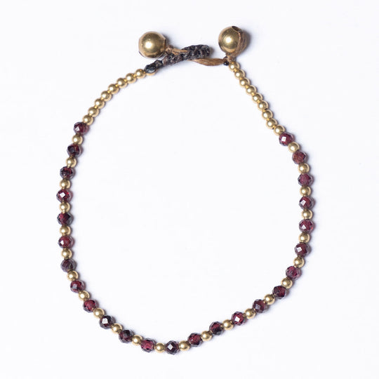 Garnet Birthstone Bracelet - January