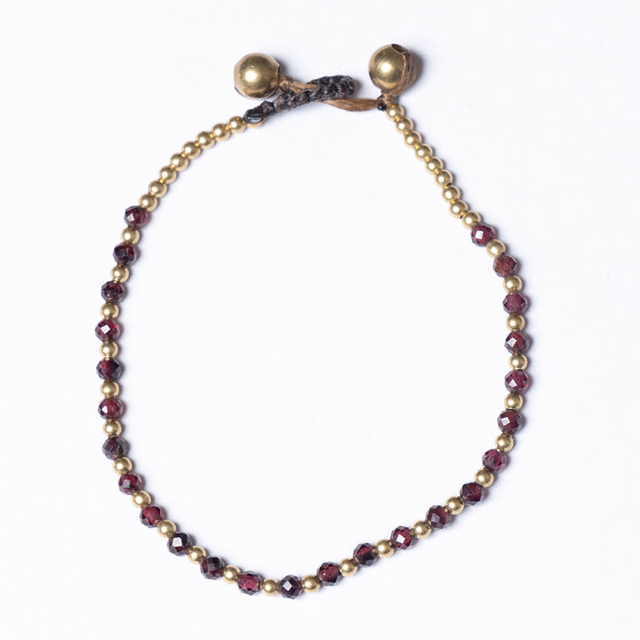 Garnet Birthstone Bracelet - January