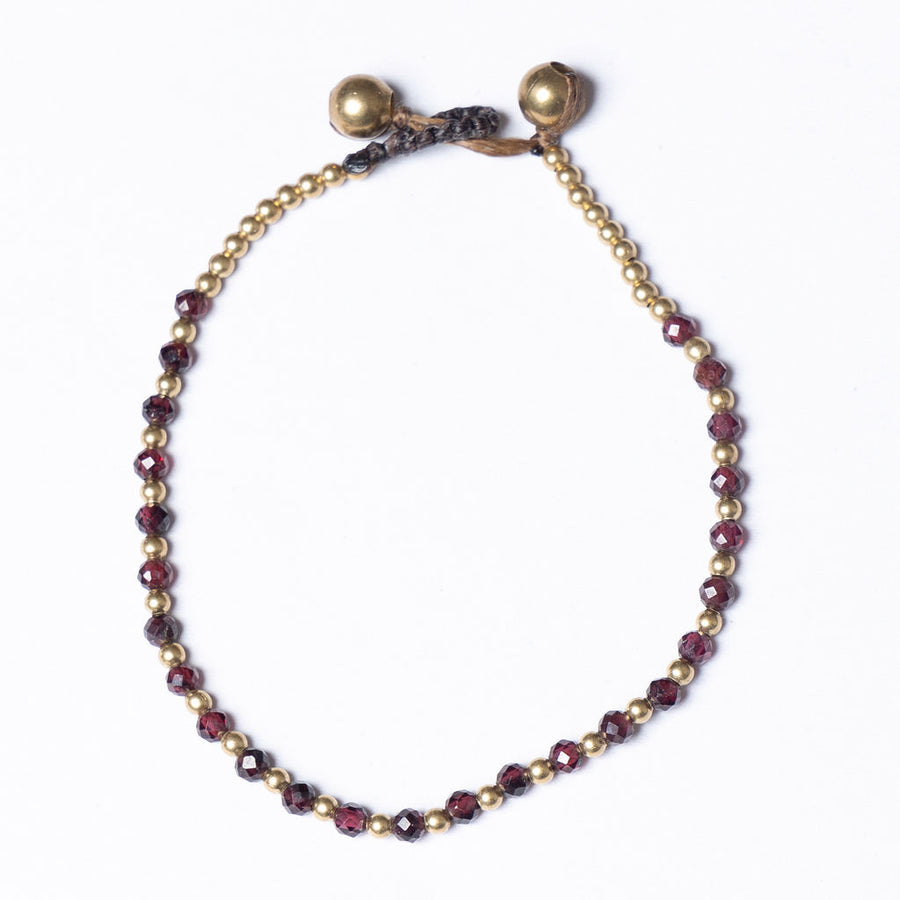 Garnet Birthstone Bracelet - January